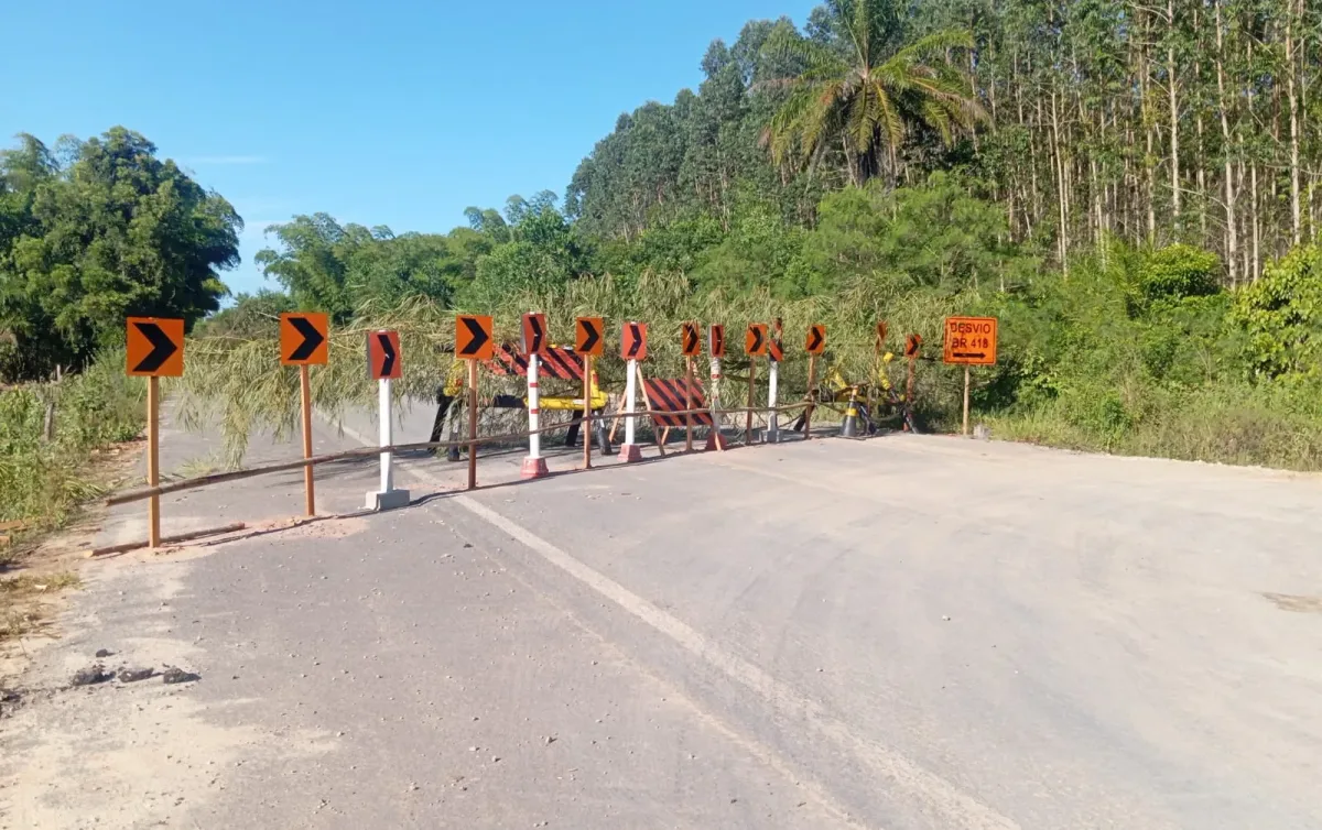ALERTA: Interdição da BR-418 no carnaval prejudica turistas e expõe ...