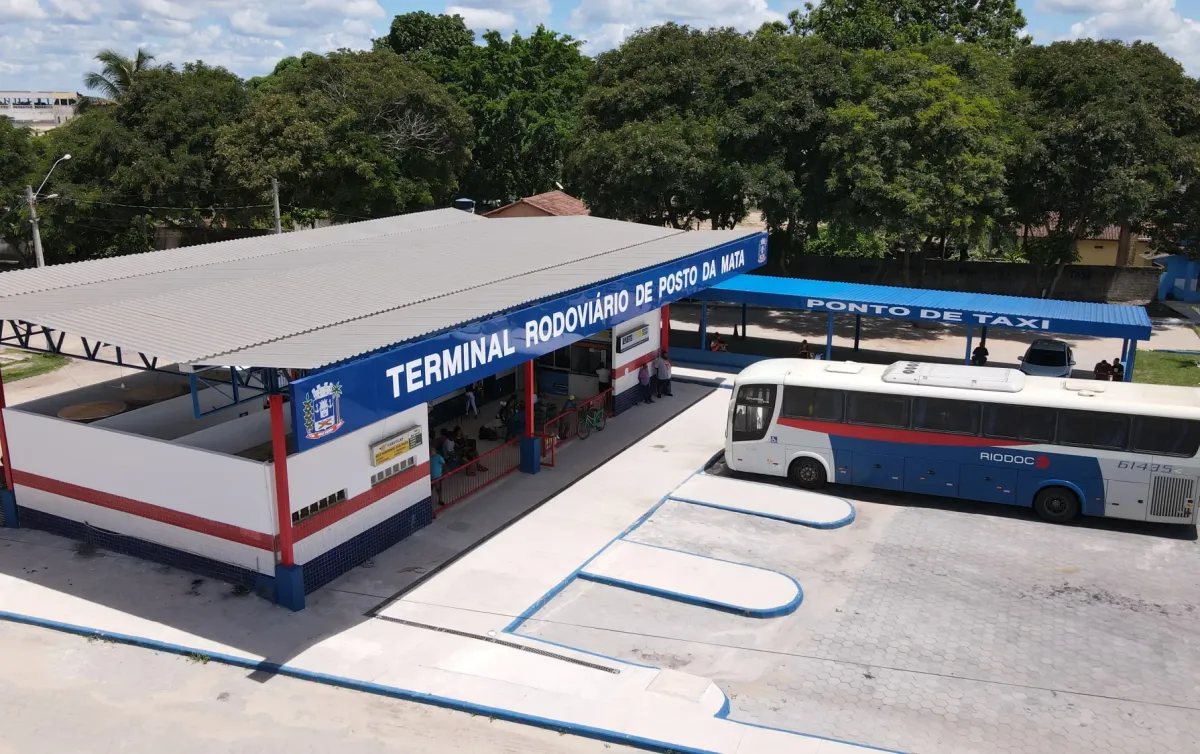 Prefeitura de Nova Viçosa inaugura a reforma da rodoviária de Posto da ...